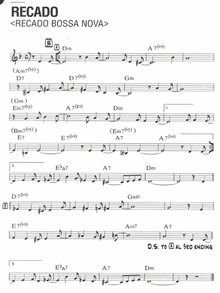 Recado Bossa Nova | PDF