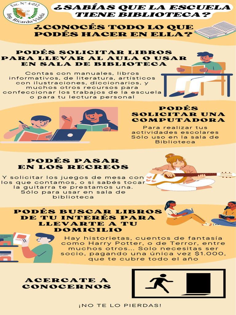 Infografia Biblioteca | PDF