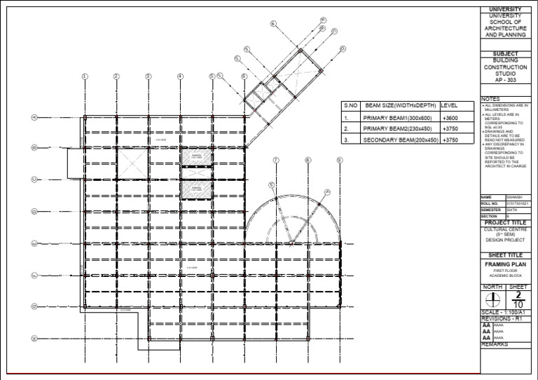 Framing Plan s6 | PDF