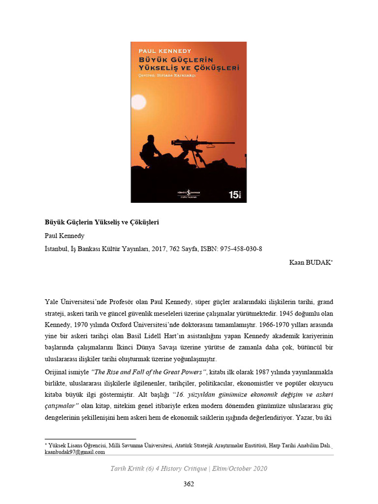 Buyuk Guclerin Yukselis Ve Cokusleri | PDF