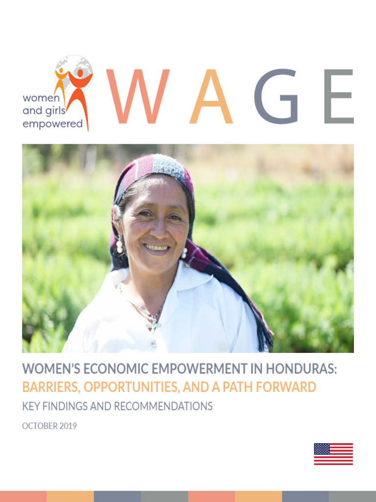 Honduras Women Economic Empowerment Barriers Opportunities Path Forward ...