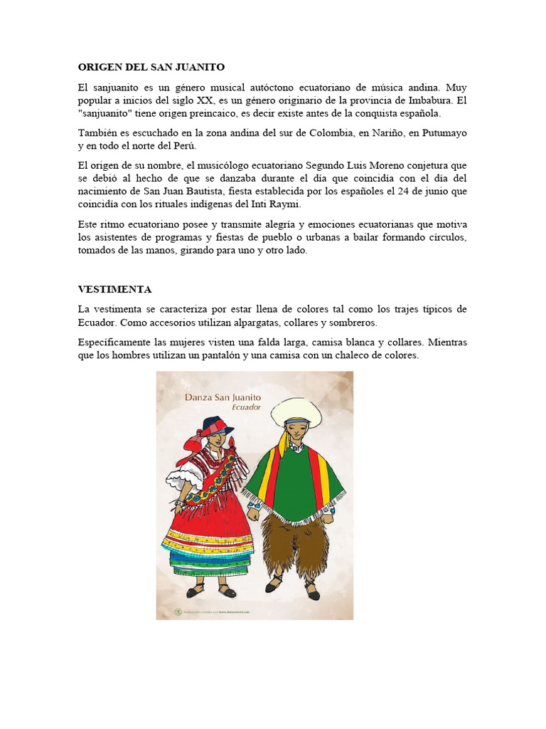 Origen Del San Juanito | PDF | Arte