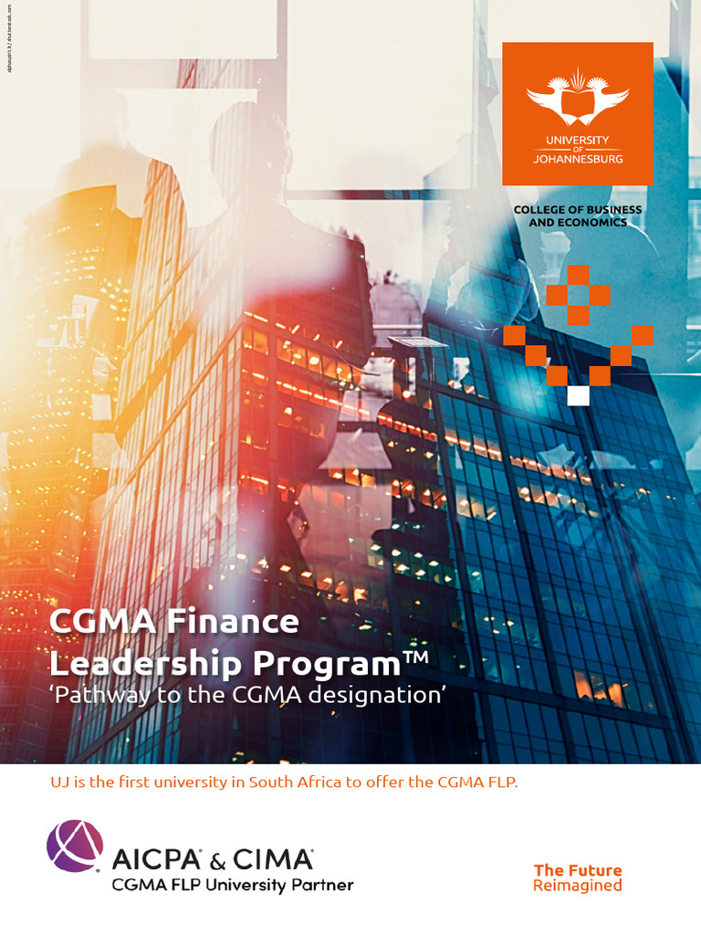 Uj Cima Cgma Financeleadershipprogramme Brochure 2023 | PDF | Accounting | Diploma