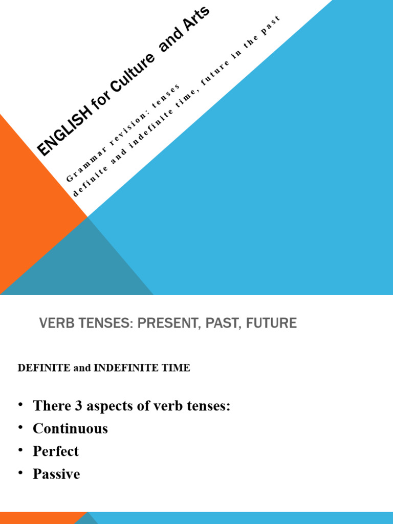 ECA. Grammar, Verb Tenses Revision | PDF | Grammatical Tense | Languages