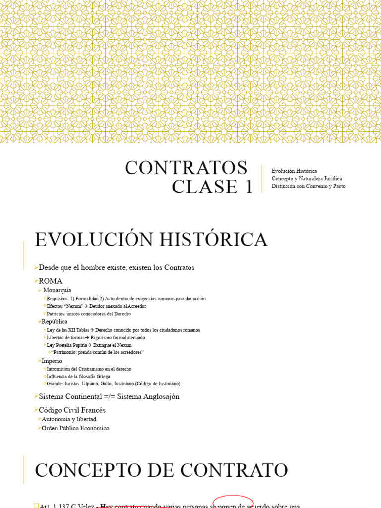 PPT clase 1 contratos | PDF | Justicia | Crimen y violencia