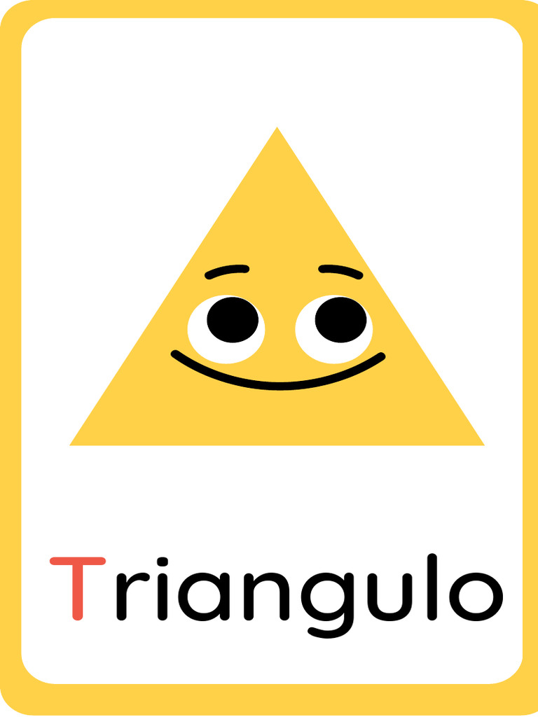 Colorful and Illustrative Geometric Figures Flashcards | PDF