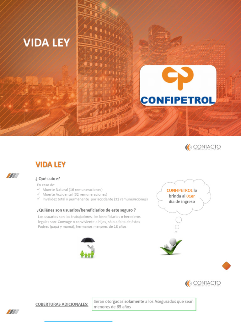 Presentacion de SCTR & Vida Ley 2023 | PDF | Pensión