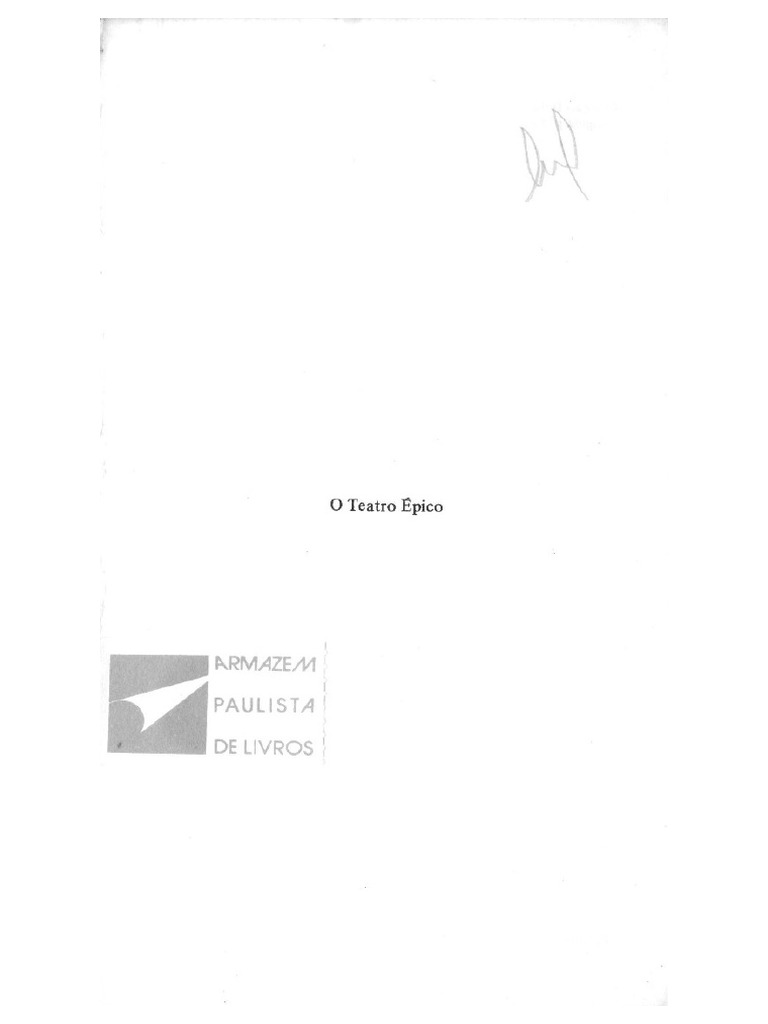 O Teatro Épico | PDF