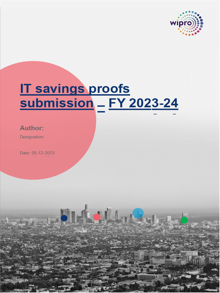 IT Proofs Submission Process FY 2023 | PDF
