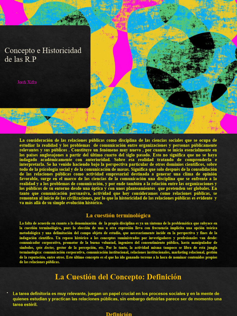 Definición y Historicidad de R.P. | PDF | Capital social | Business