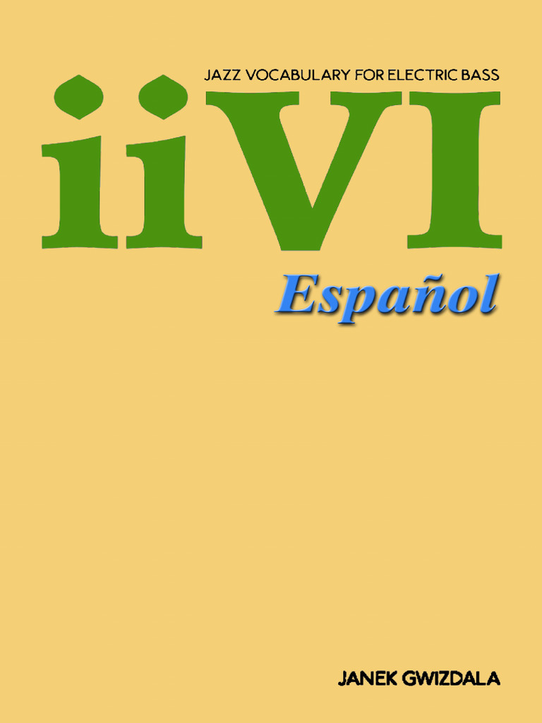 Janek Gwizdala II-V-I en Español | PDF | Acorde (Música) | Escala (música)