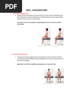 Neck Exercise | PDF