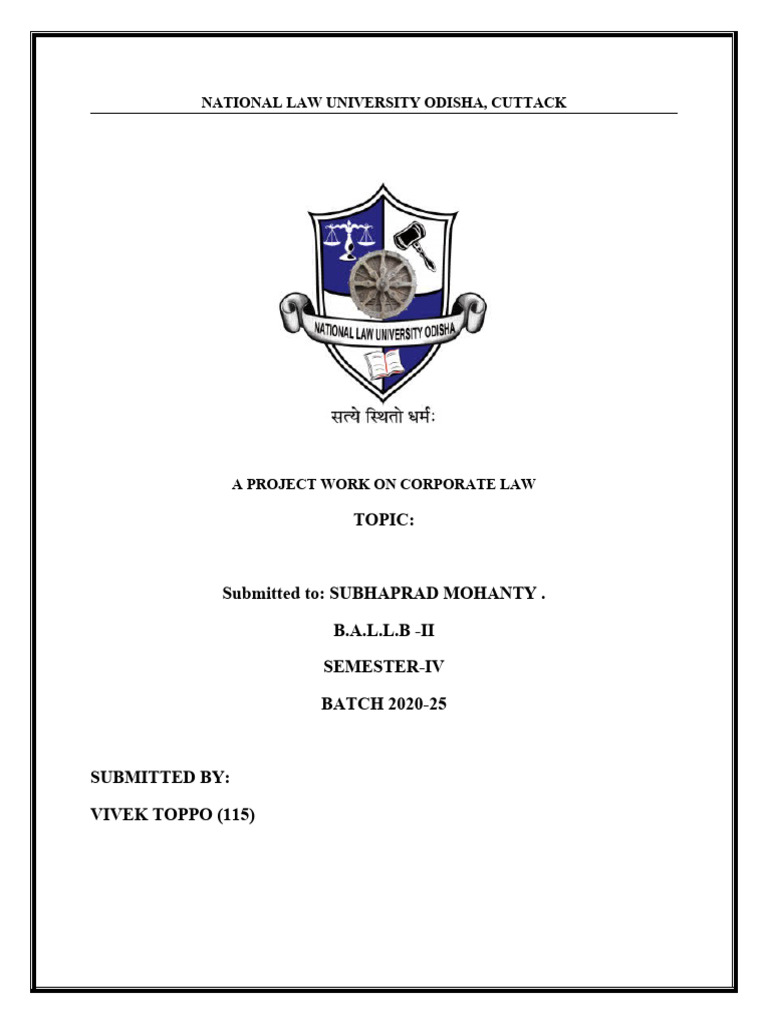 Corporate Law: Acts 1956 vs 2013 | PDF | Mergers And Acquisitions ...