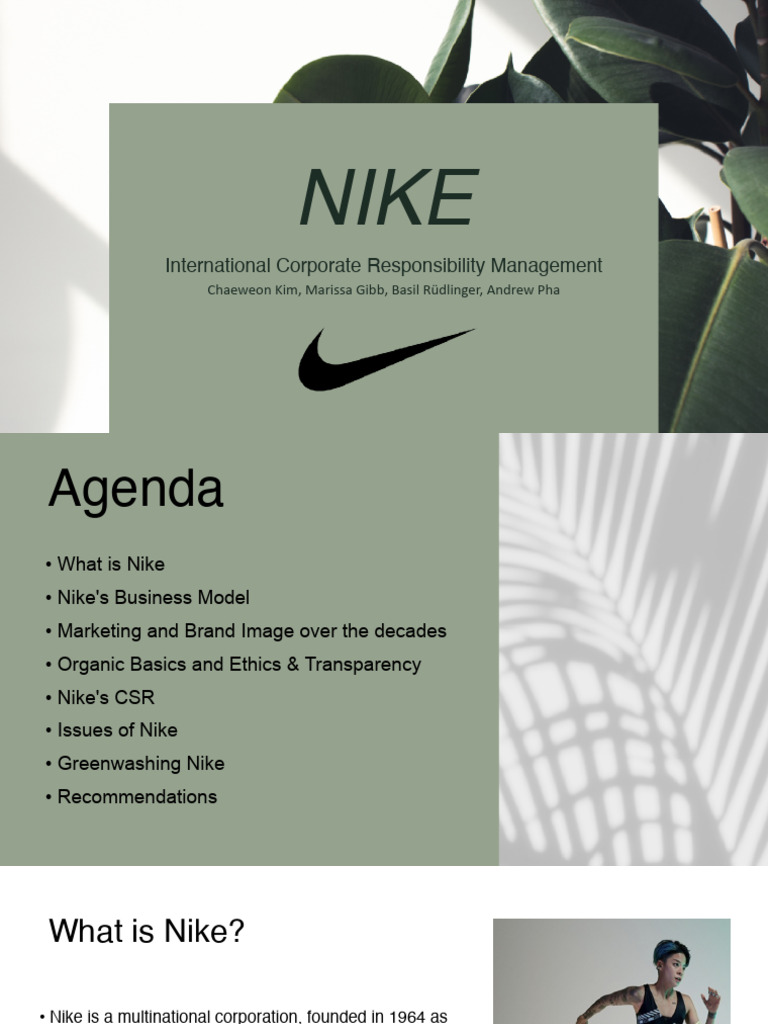 International Corporate Responsibility Management: Chaeweon Kim ...