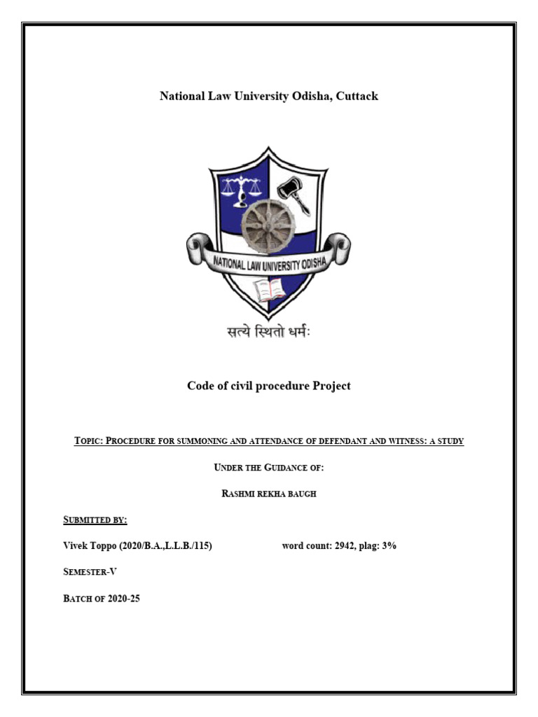 cpc project | PDF | Lawsuit | Justice