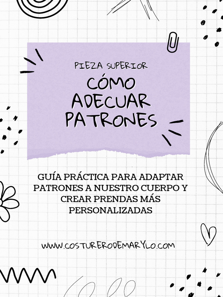 Guía para Adecuar Patrones PDF | PDF | Ropa
