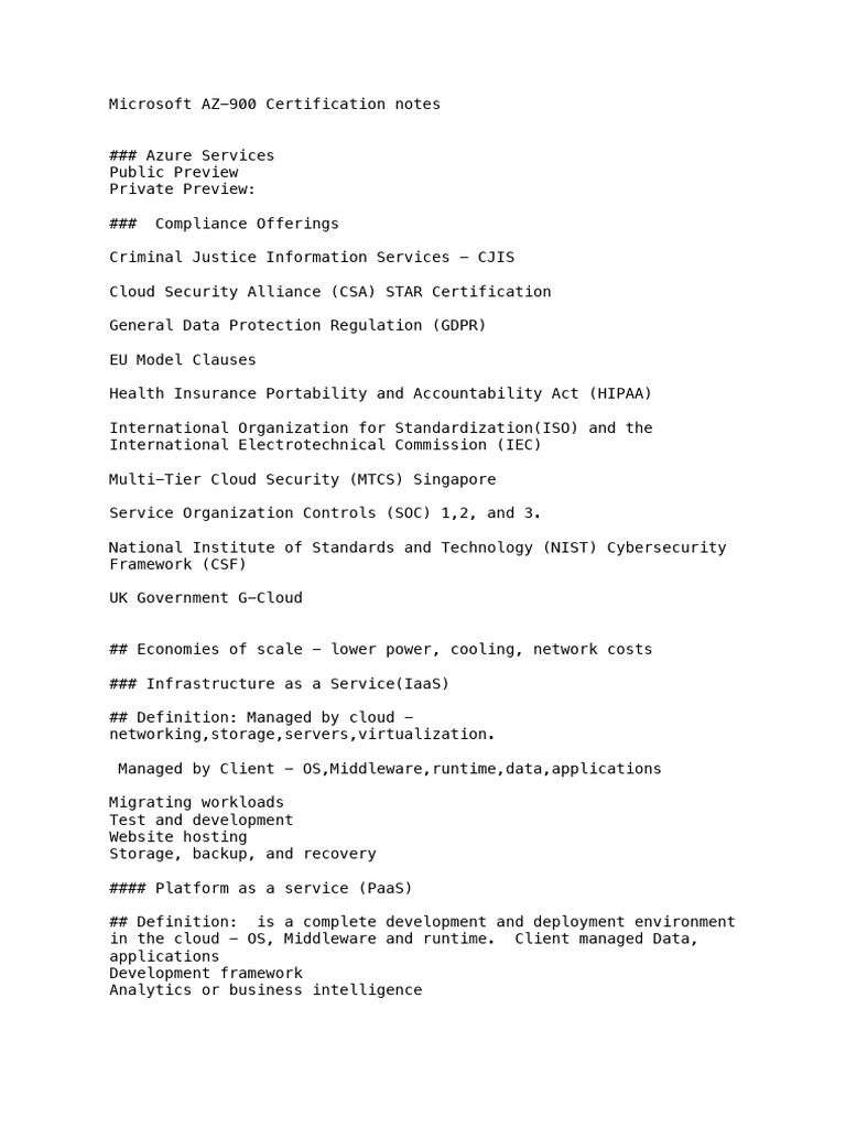 Azure Cheatsheet | PDF | Cloud Computing | Microsoft Azure