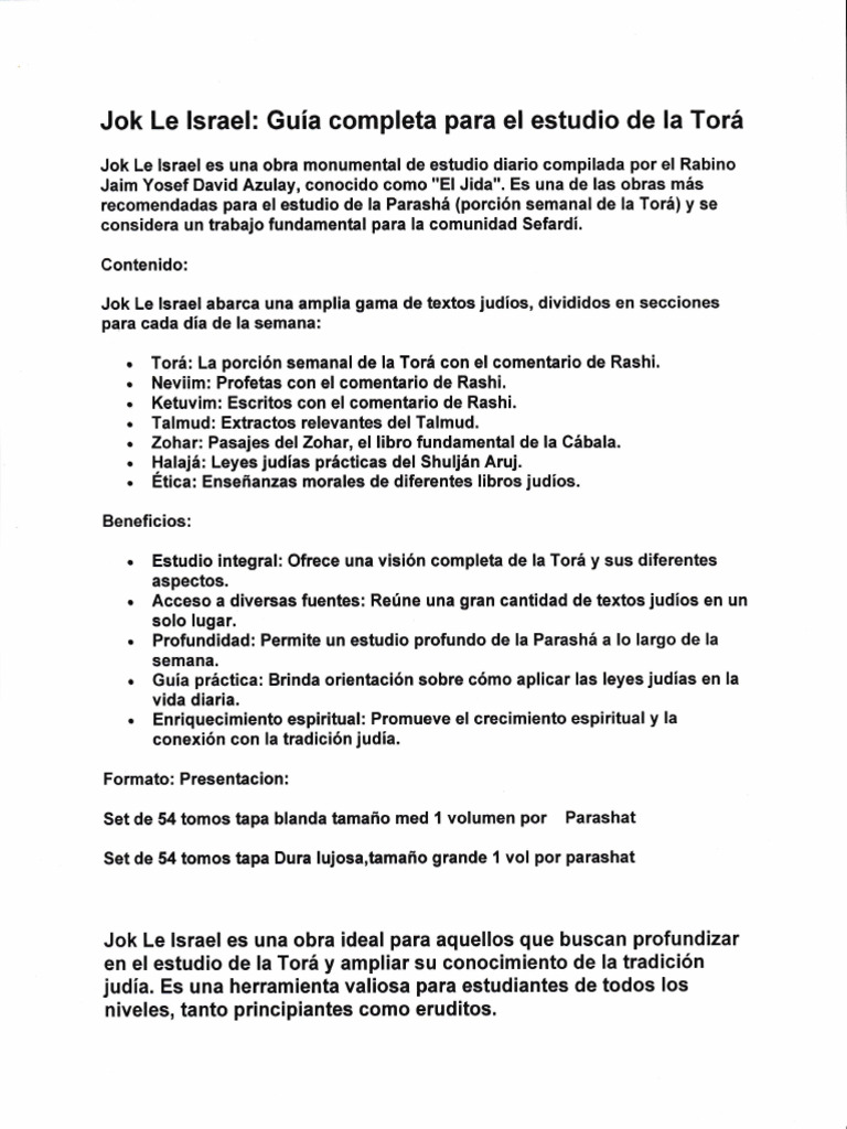 Jok Guia Completa Estudio | PDF