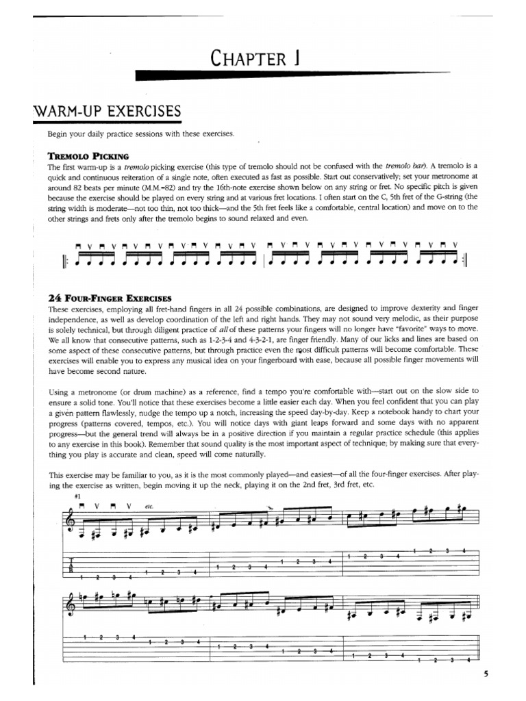 Exercises For Guitar Pdf
