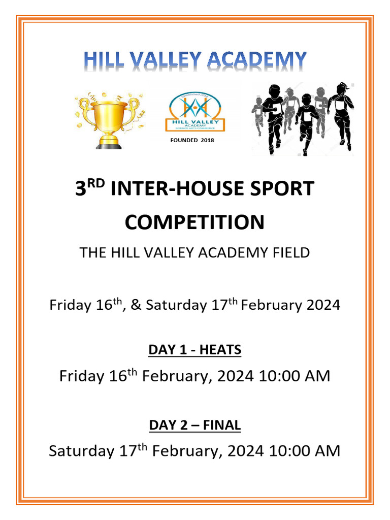 2024 HVA Sport Agenda | PDF