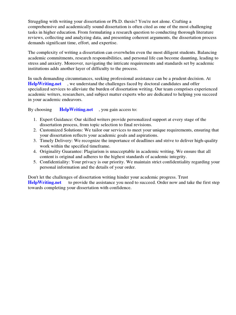 Dissertation or PHD | PDF | Thesis | Doctor Of Philosophy