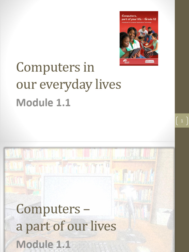 1 - 1 Computers in Our Everyday Lives PDF | PDF | Laptop | Desktop Computer
