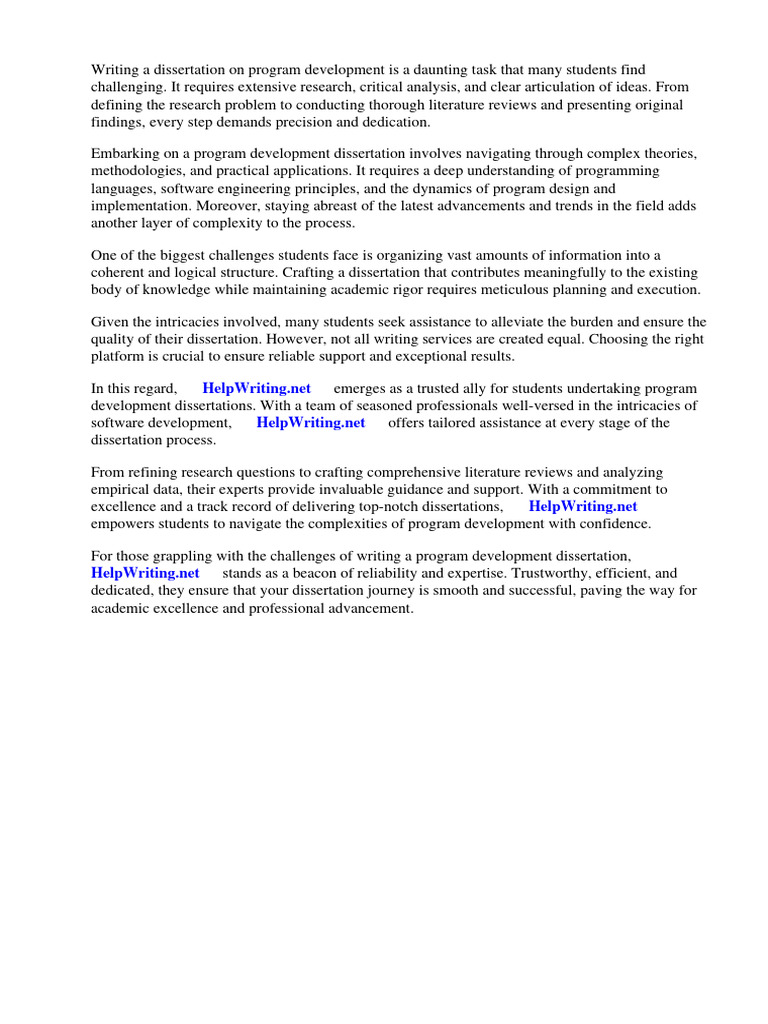 Program Development Dissertation | Download Free PDF | Retail | Usability