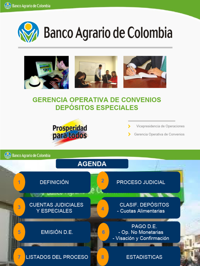 Guía de Depósitos Judiciales y Especiales | PDF | Pagos | Bancos