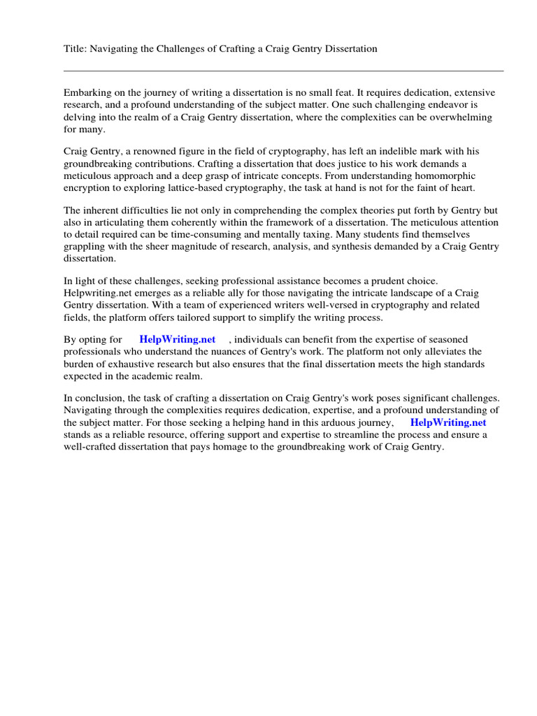 Craig Gentry Dissertation | PDF | Cryptography | Malnutrition