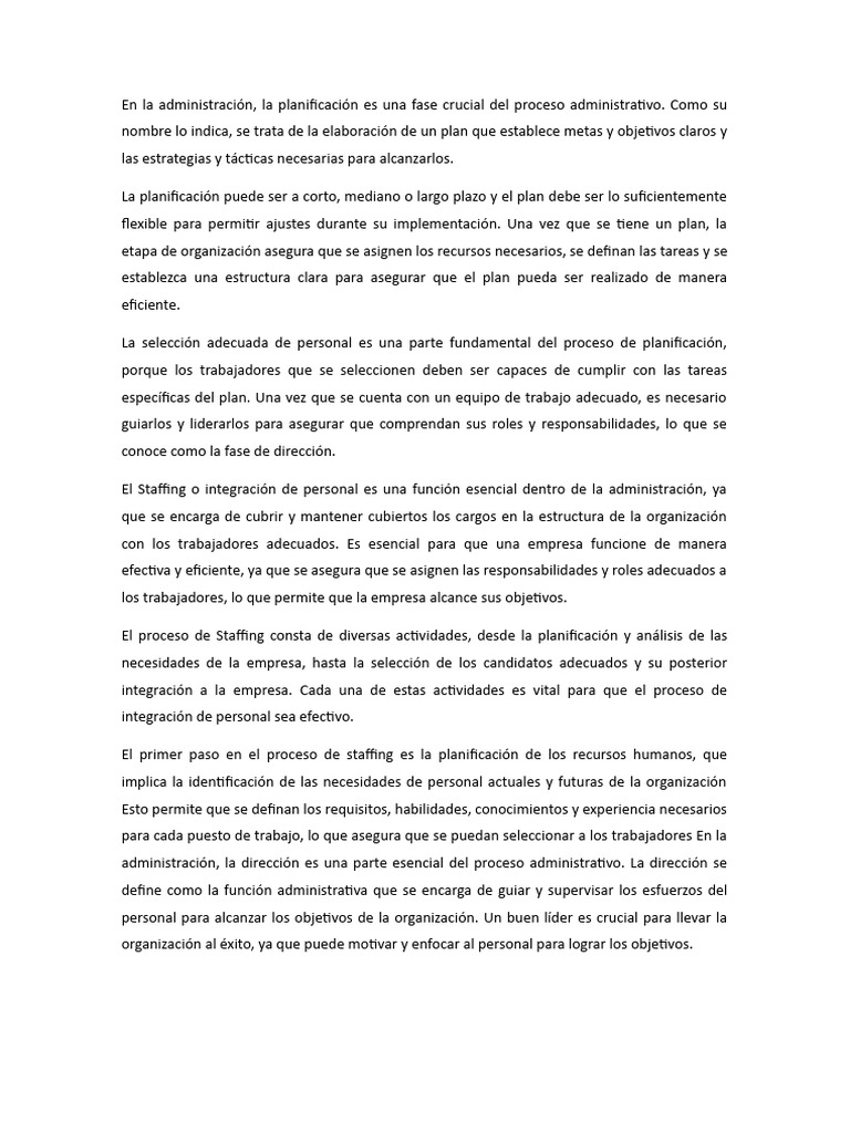 foro | PDF | Planificación | Liderazgo