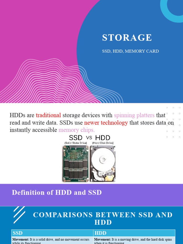 11 - Storage and Processing | PDF | Hard Disk Drive | Solid State Drive