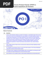 PSM1 Exam Questions and Answers Guide | PDF | Scrum (Software ...