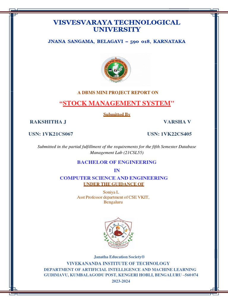 DBMS Report VARSHAAAA | PDF | Databases | Information Retrieval DBMS Report VARSHAAAA | PDF | Databases | Information Retrieval