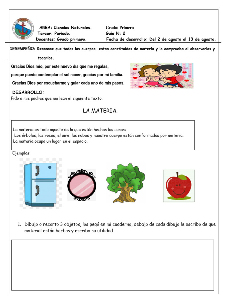 Guia N 2 C. Naturales 1 | PDF