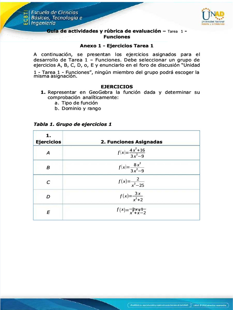 PDF Anexo 1 Ejercicios Tarea 1 - Compress | PDF | Logaritmo | Funciones especiales