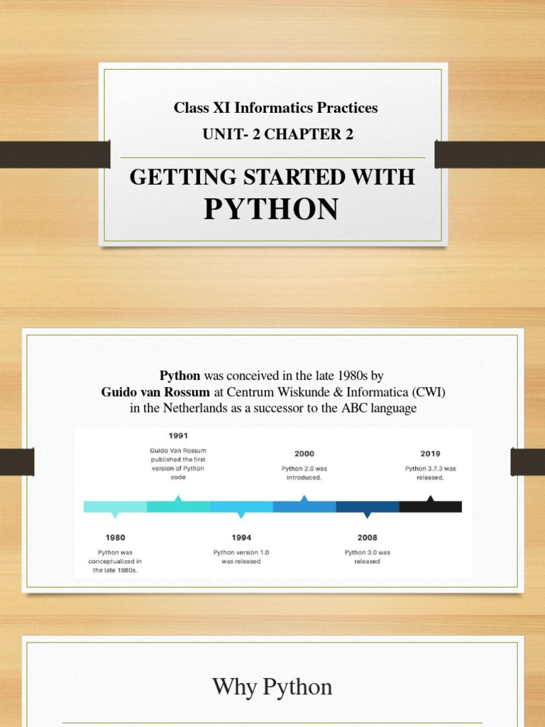 Getting Started With Python Pdf Reserved Word Python Programming Language