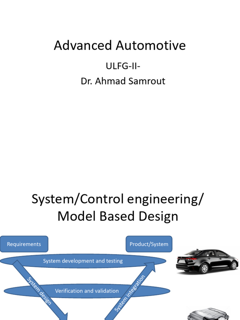 a.Advanced Automotive intro1 | PDF | Control Theory | Feedback