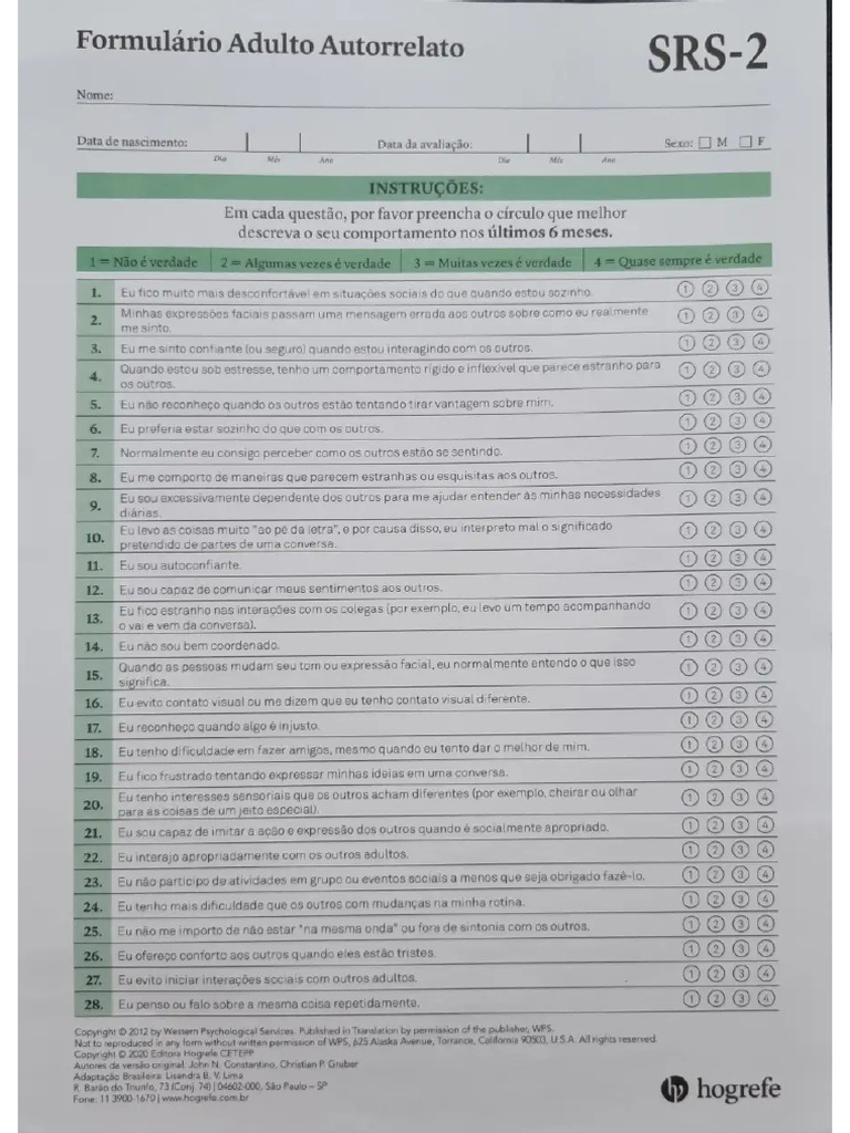 SRS Auto Relato | PDF