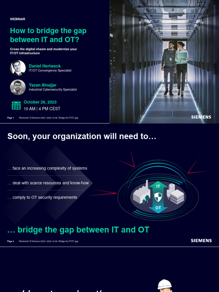 How to bridge the gap between IT and OT_Handout | PDF | Computer Security | Security