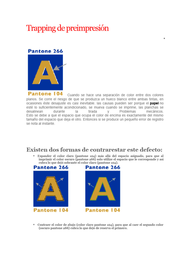 Trapping de preimpresión | PDF