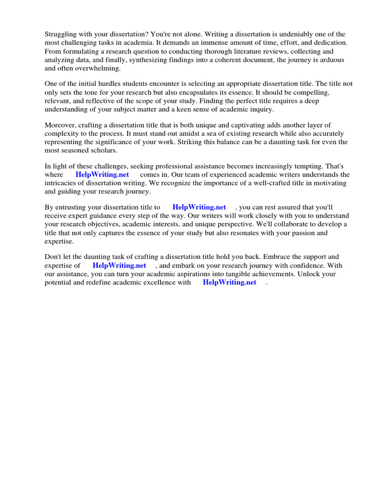 Dissertation Titles Motivation | PDF | Motivation | Motivational