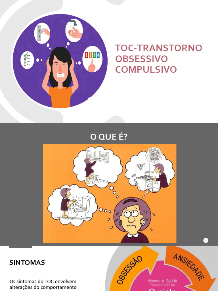TOC-Transtorno Obsessivo Compulsivo | PDF | Transtorno obsessivo compulsivo (TOC) | Psicologia