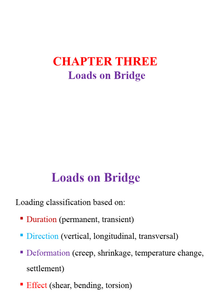 AASHTO Truck Load Classification Overview | PDF | Structural Load ...