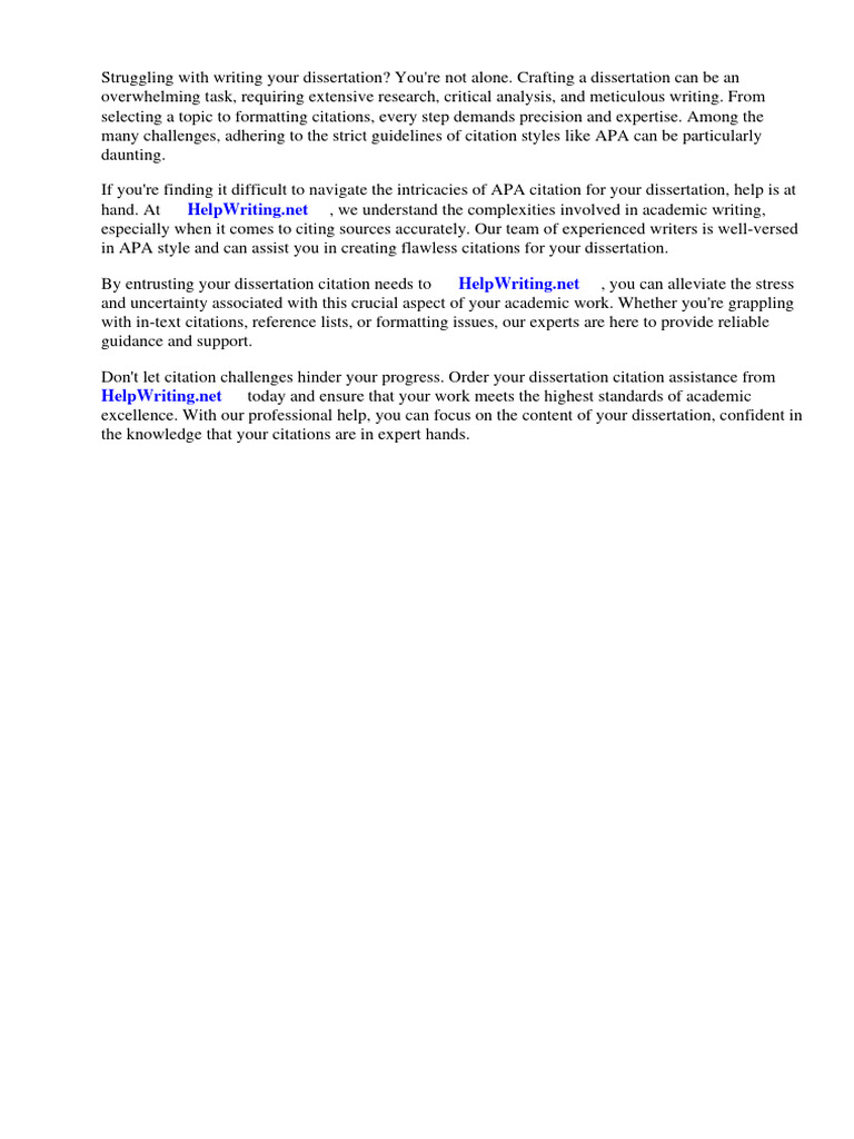 Purdue Owl Apa Cite Dissertation | PDF | Apa Style | Citation