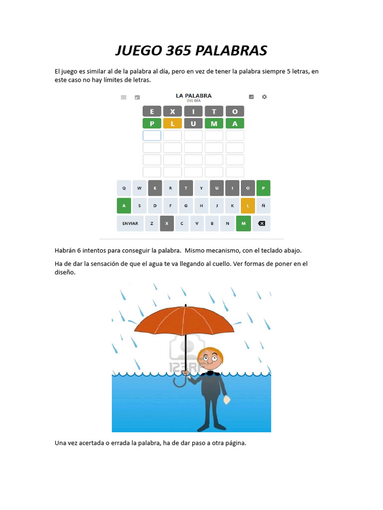Juego 365 Palabras | PDF | Juegos y actividades