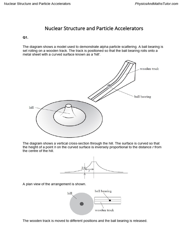 Nuclear Structure and Particle Accelerators | PDF | Electron | Atoms