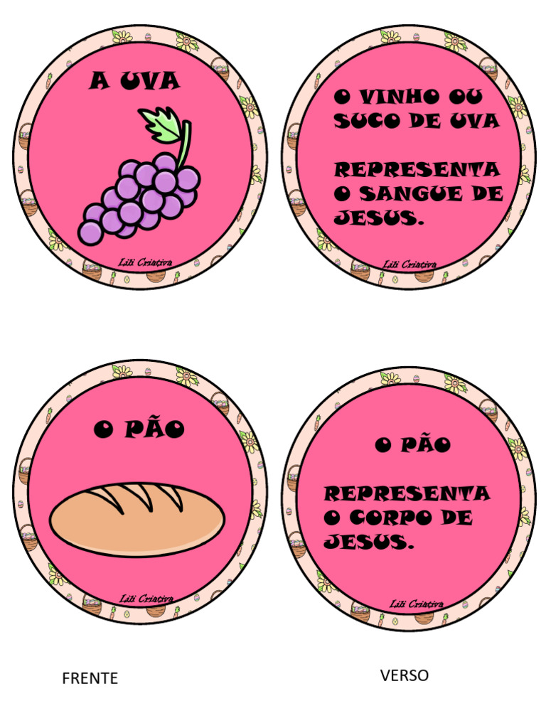 História Na Lata Símbolos Da Páscoa | PDF