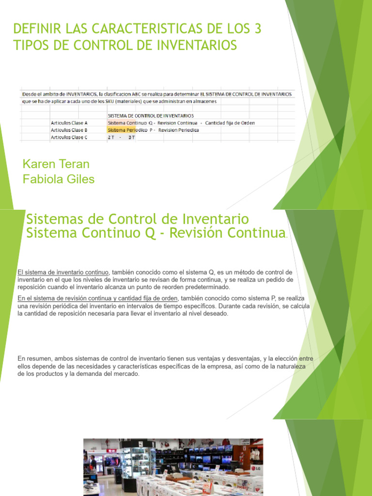 Diferentes Tipos de Control de Inventario | PDF | Business | Planificación