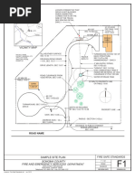 Fire Apparatus Turn Around Detail | PDF | Lane | Transportation Engineering