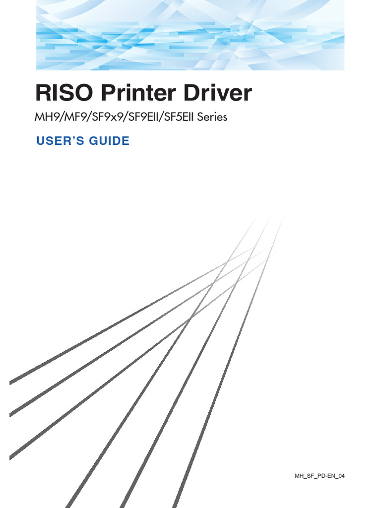 SFEII UsersGuide PrinterDriver ENG | PDF | Printer (Computing) | Computer Network